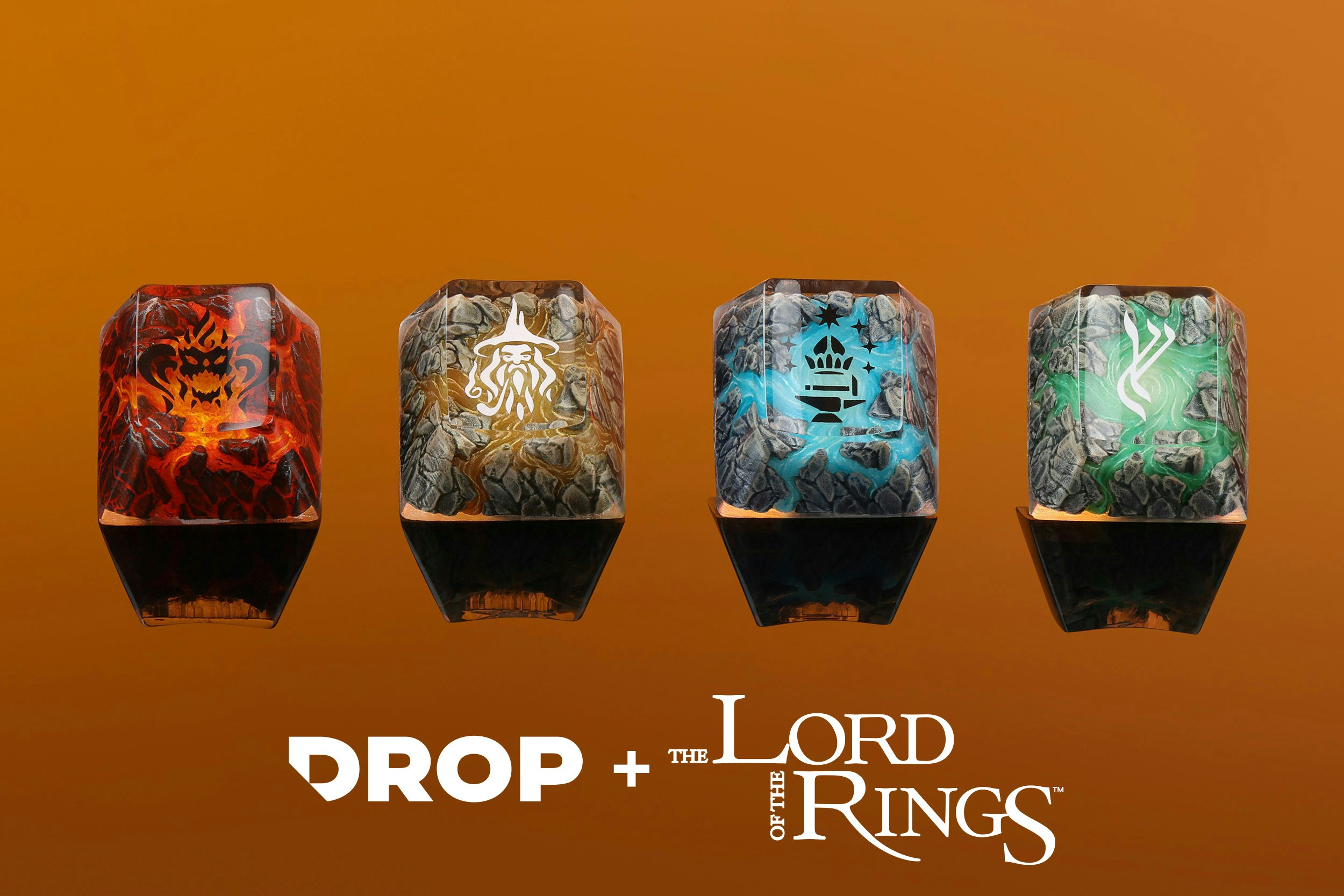 Drop + The Lord of the Rings™ The Wide World Artisan Keycap - Eregion ...