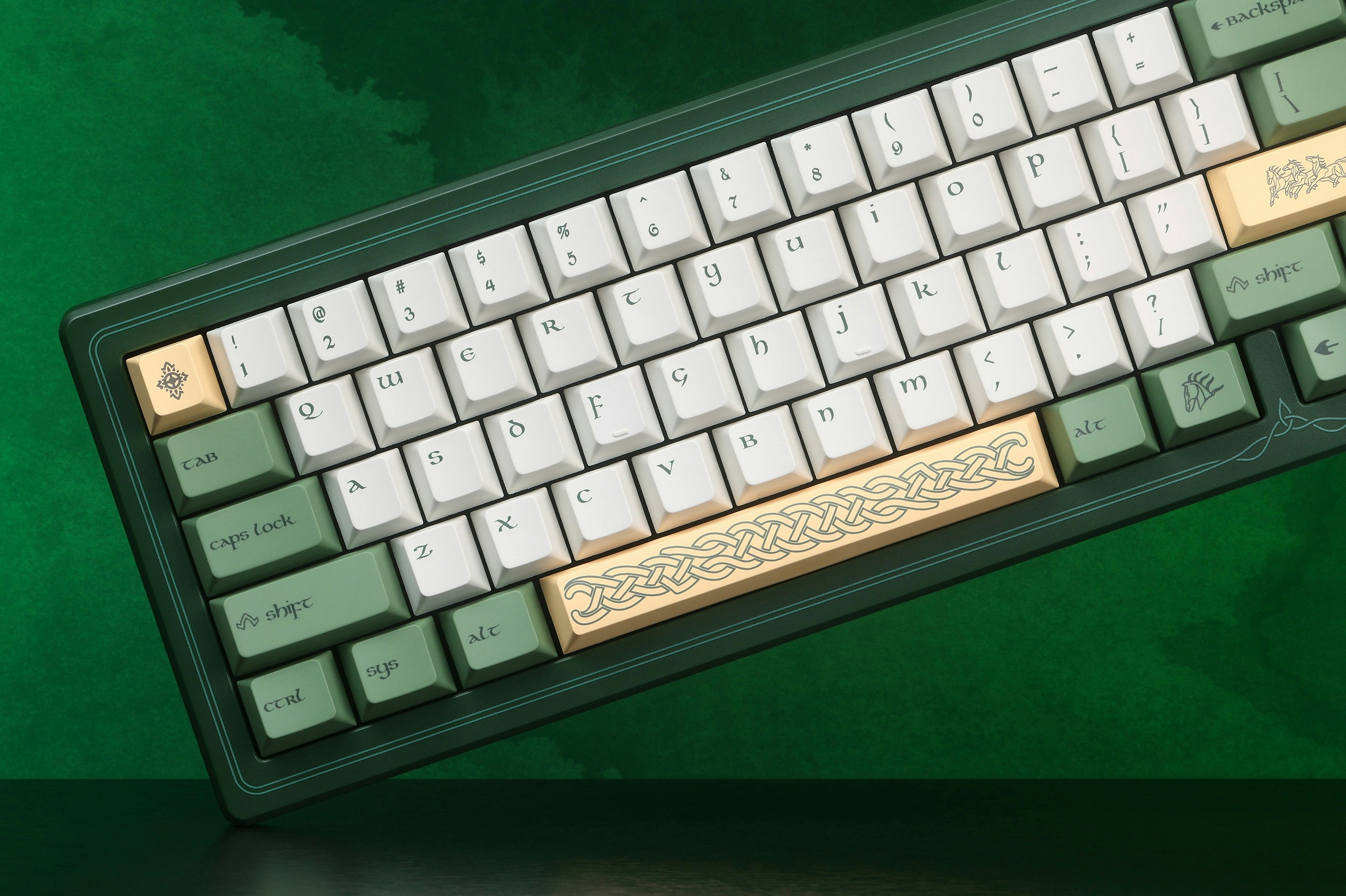 Drop + The Lord of the Rings™ Rohan™ CSTM65 Keyboard | Mechanical ...