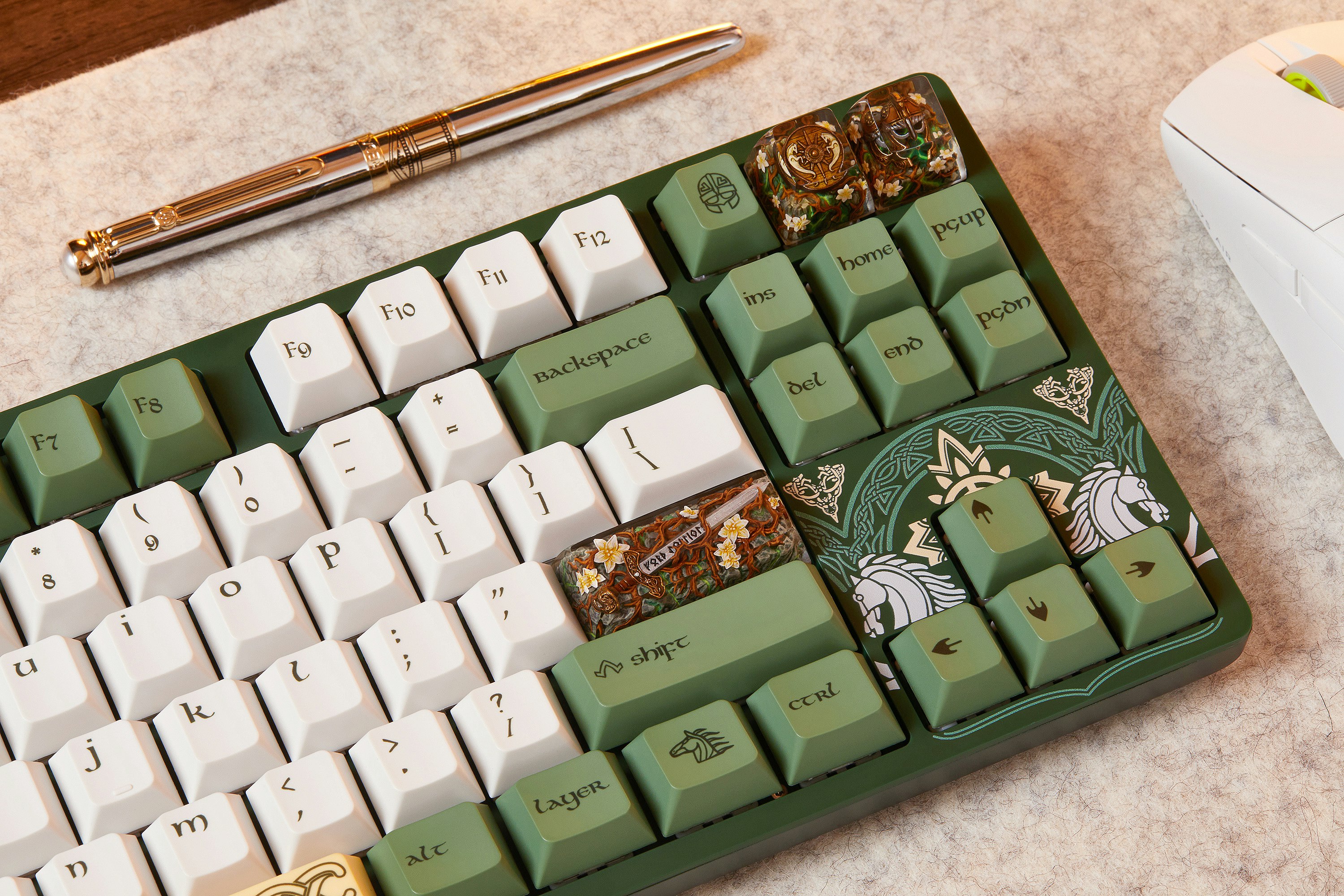 Drop + The Lord of the Rings™ Rohan™: Simbelmynë Artisan Keycap ...