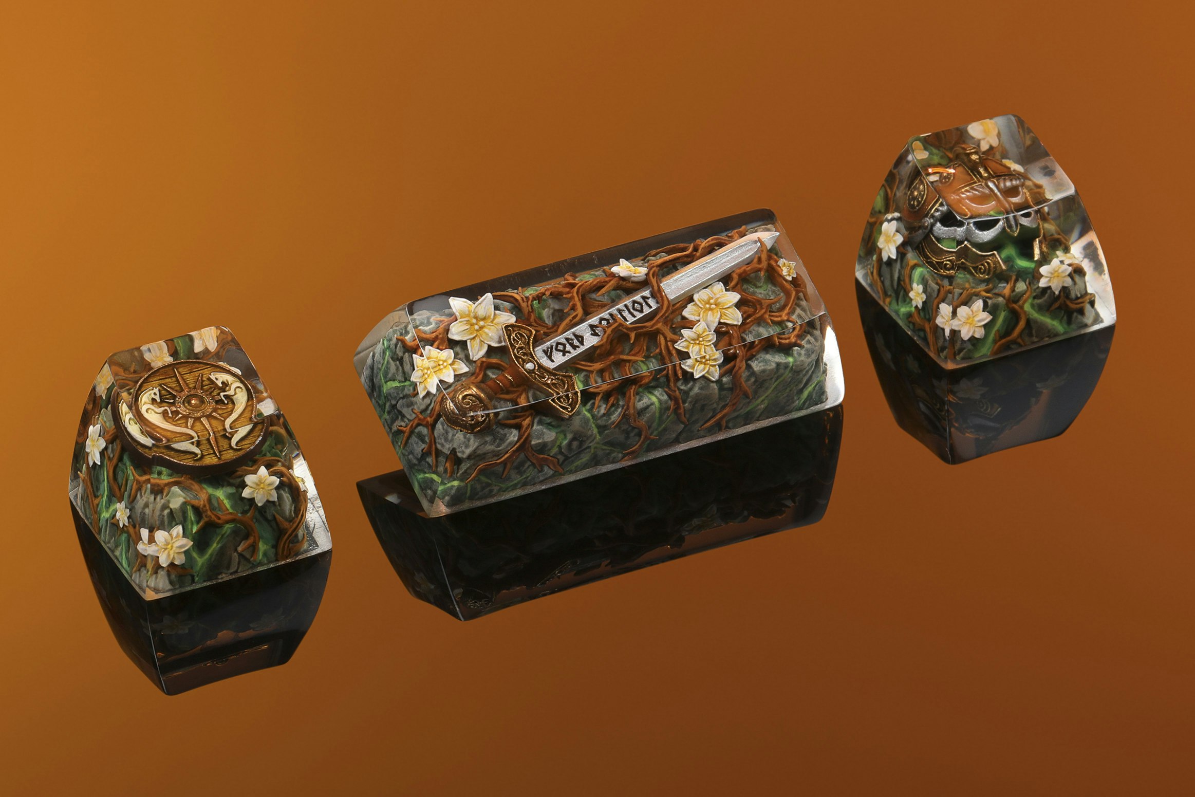 Drop + The Lord of the Rings™ Rohan™: Simbelmynë Artisan Keycap ...