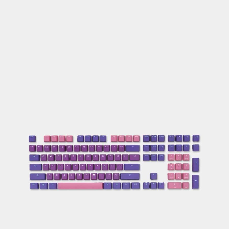 Ducky Ultraviolet PBT Doubleshot Keycap Set | Mechanical Keyboards ...