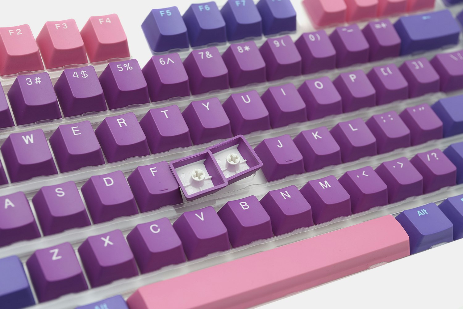 Ducky Ultraviolet PBT Doubleshot Keycap Set | Mechanical Keyboards ...