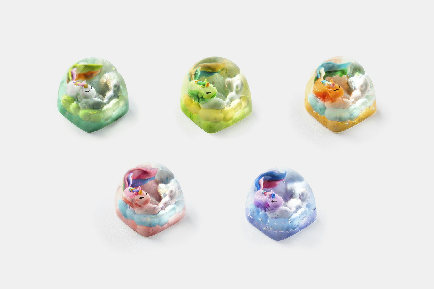 Dwarf Factory Fluffy Unicorn Artisan Keycap | Mechanical Keyboards ...