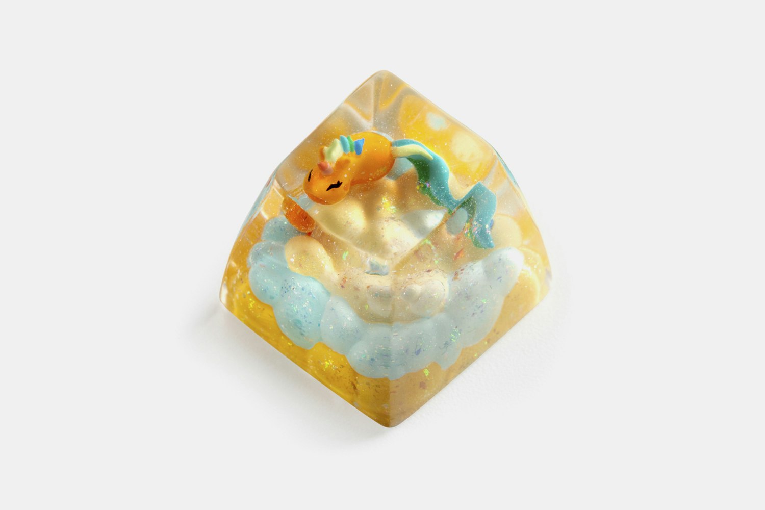 Dwarf Factory Fluffy Unicorn Artisan Keycap | Mechanical Keyboards ...