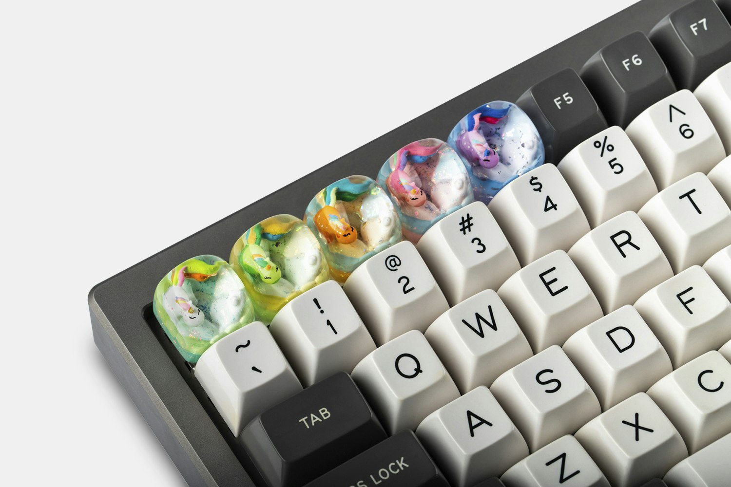 Dwarf Factory Fluffy Unicorn Artisan Keycap | Mechanical Keyboards ...