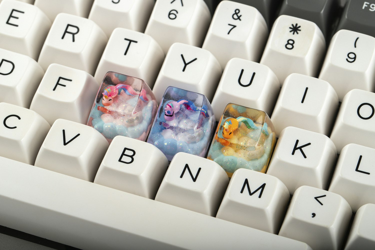 Dwarf Factory Fluffy Unicorn Artisan Keycap | Mechanical Keyboards ...