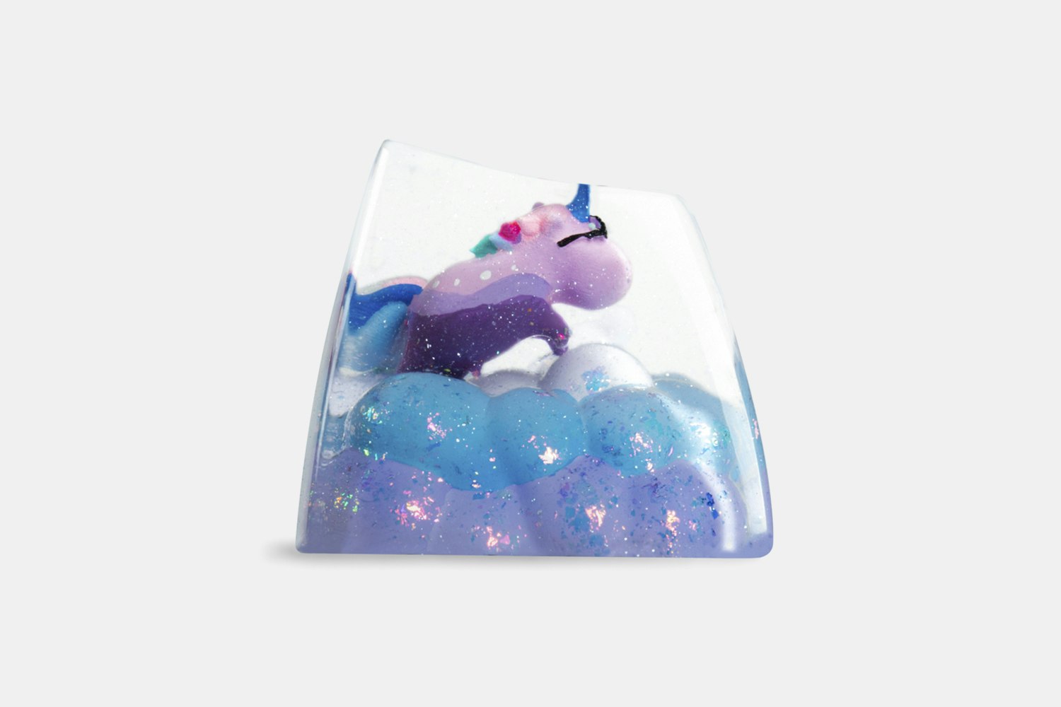 Dwarf Factory Fluffy Unicorn Artisan Keycap | Mechanical Keyboards ...