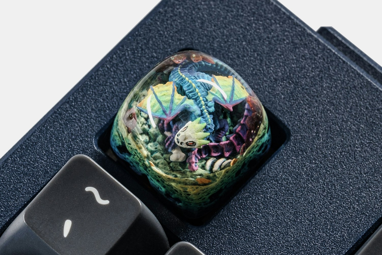 Dwarf Factory Gnarly Drakon Artisan Keycap V2 | Mechanical Keyboards ...