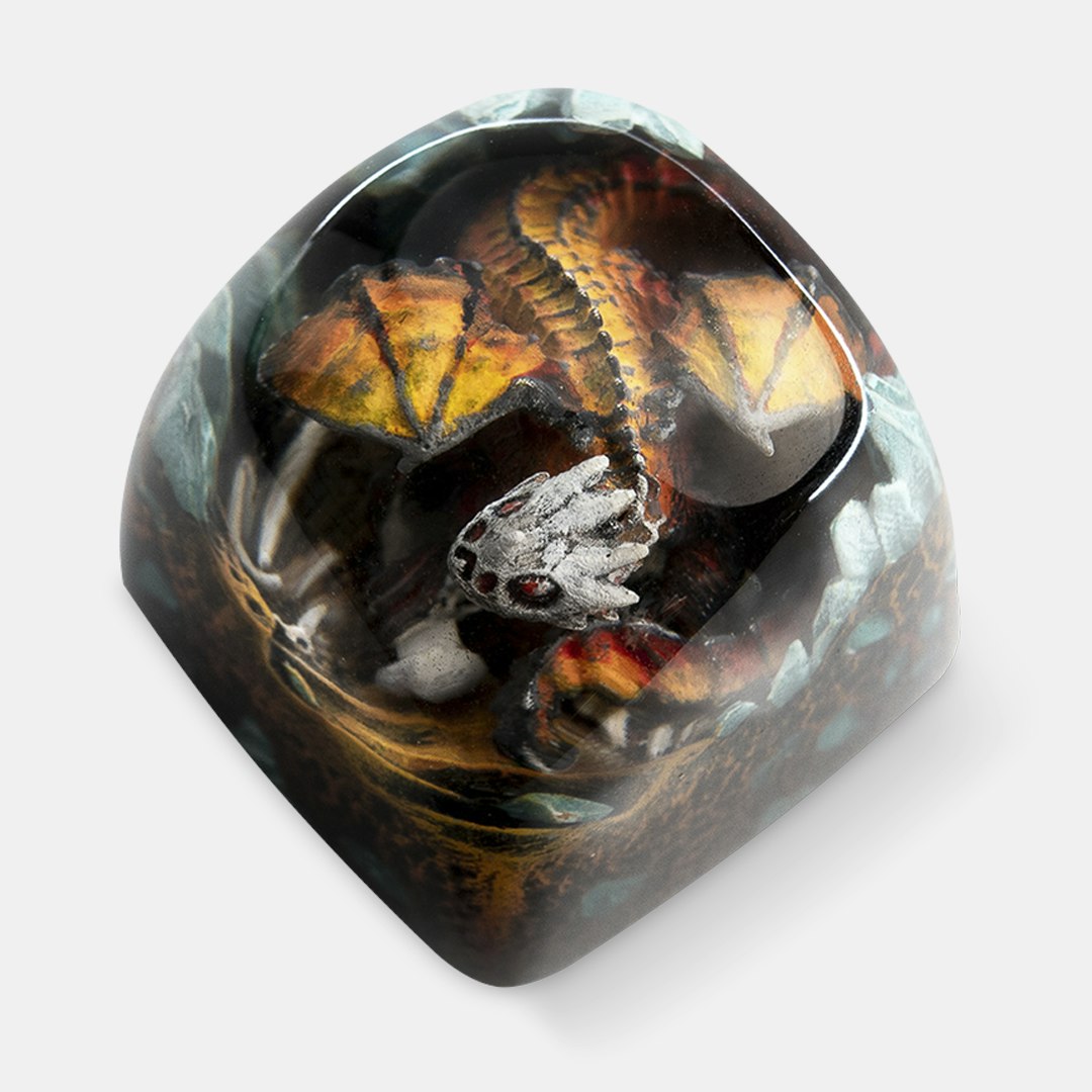 Dwarf Factory Gnarly Drakon Artisan Keycap | Mechanical Keyboards ...