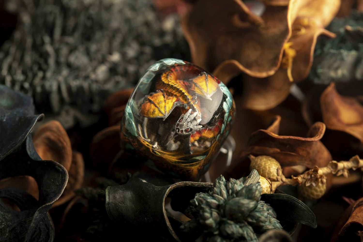Dwarf Factory Gnarly Drakon Artisan Keycap | Mechanical Keyboards ...
