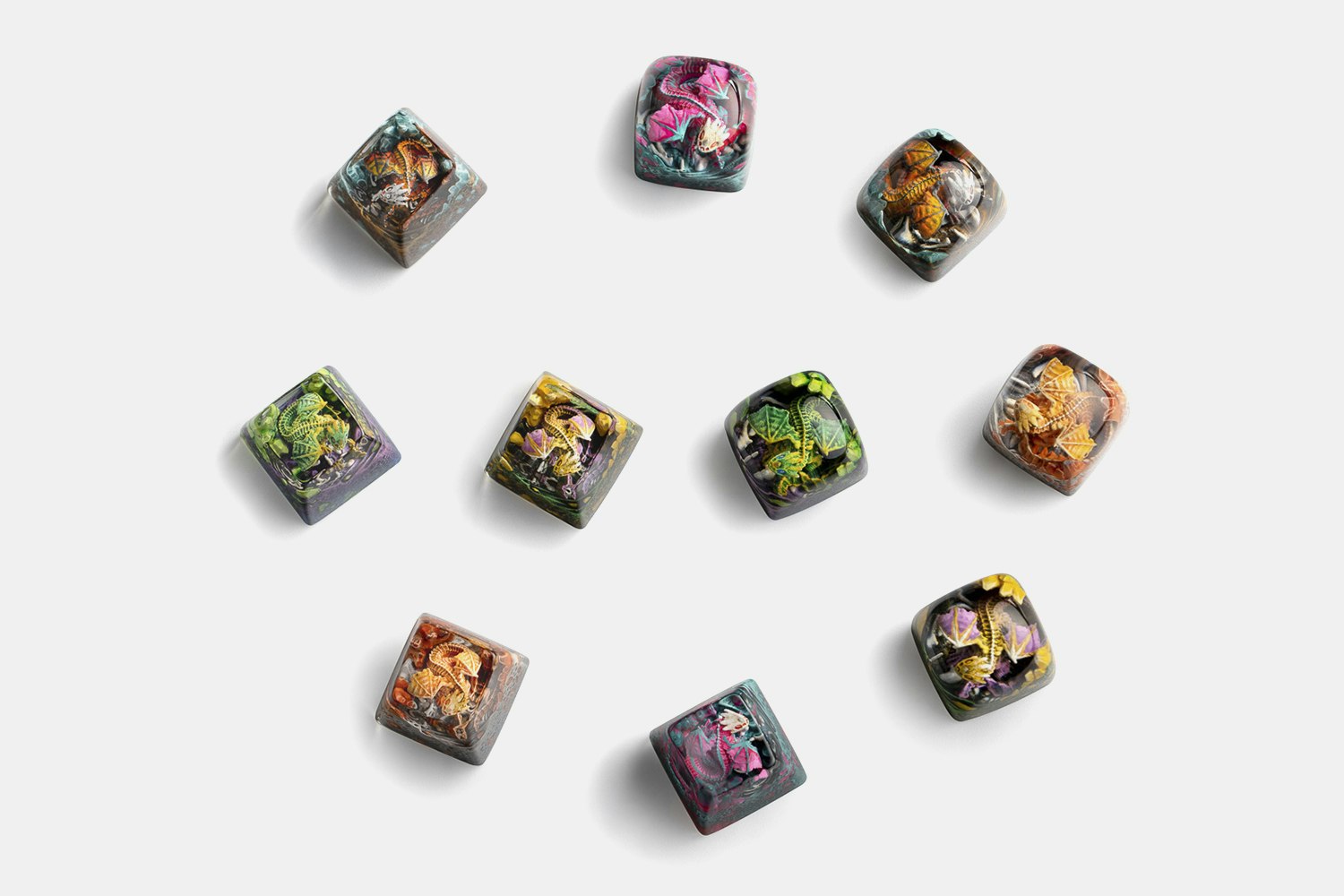 Dwarf Factory Gnarly Drakon Artisan Keycap | Mechanical Keyboards ...