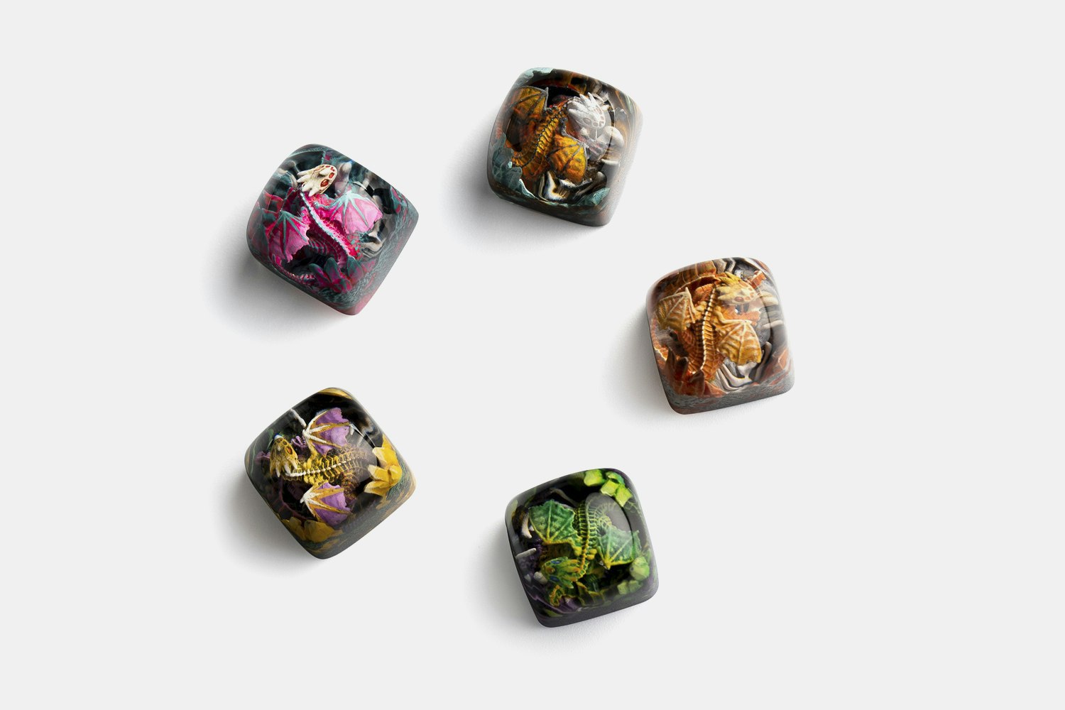 Dwarf Factory Gnarly Drakon Artisan Keycap | Mechanical Keyboards ...