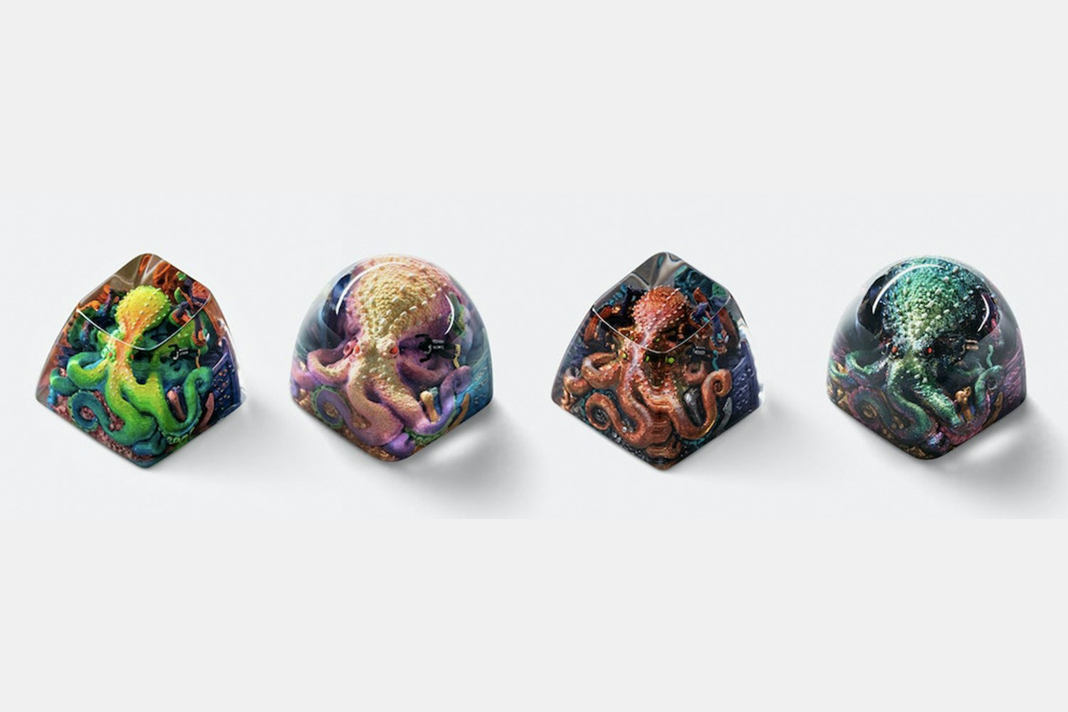 Dwarf Factory Kraken Absolut Artisan Keycaps | Mechanical Keyboards ...