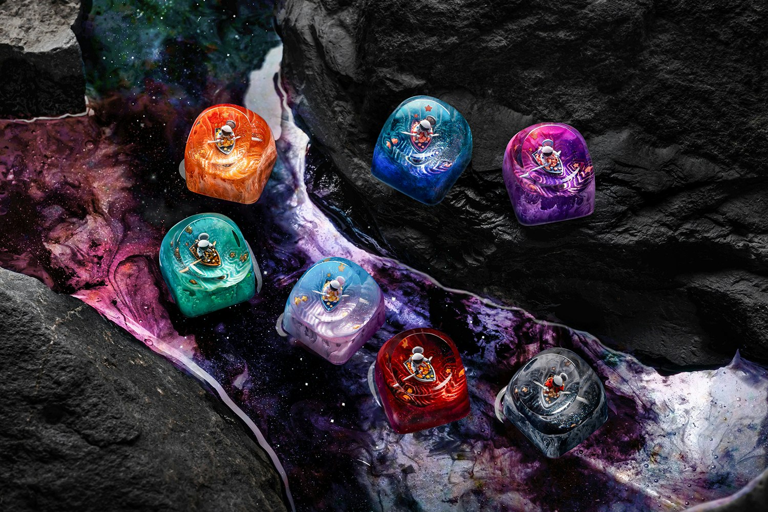 Giant Pineapple Mahjong Artisan Keycap | Mechanical Keyboards | Keycaps ...