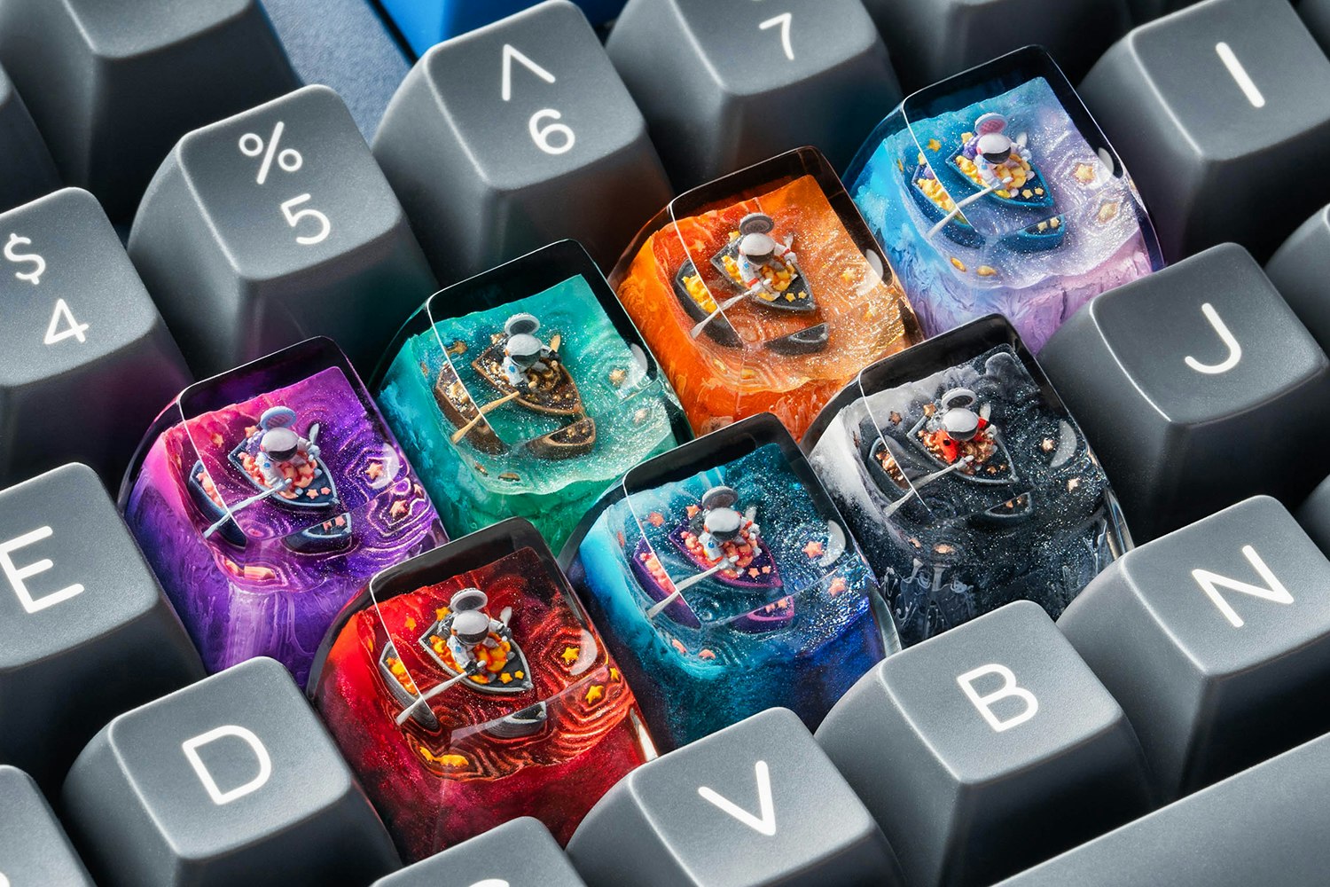 Dwarf Factory Stardust Artisan Keycap | Mechanical Keyboards | Keycaps ...