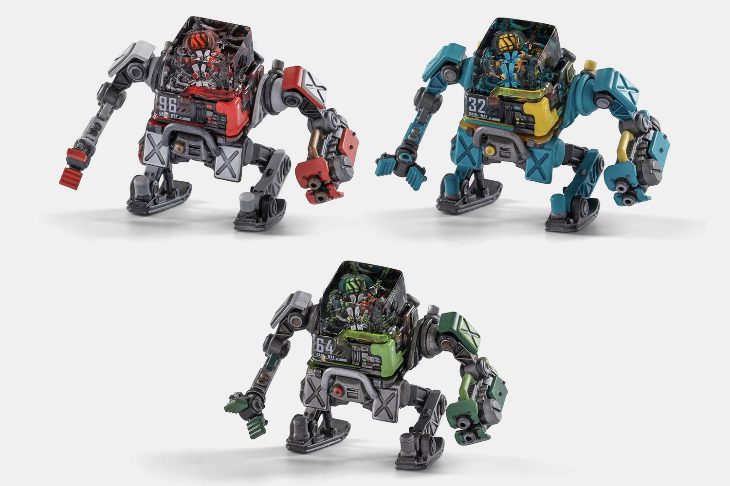 Dwarf Factory The Primal Mecha Artisan Keycap Holder | Mechanical ...