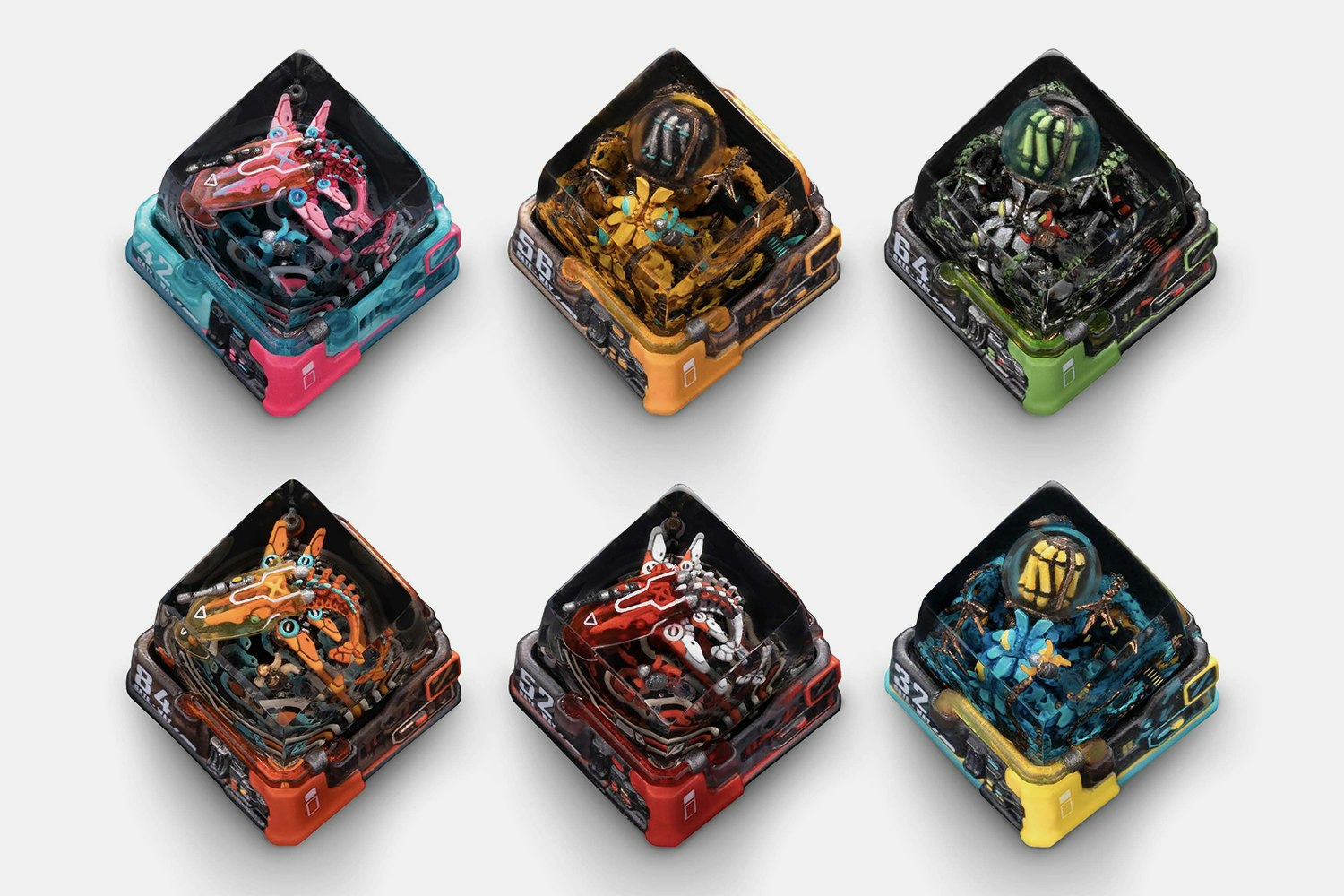 Dwarf Factory The Primal Mecha Artisan Keycap - Mc. Voyager X ...