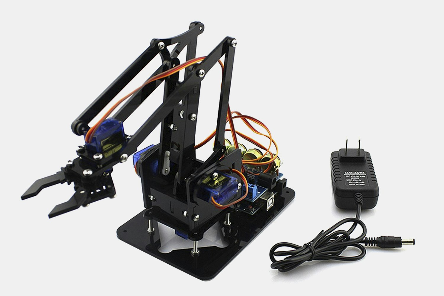 Elecrow DIY 4DOF Acrylic Robot Arm | Robotics | Drop