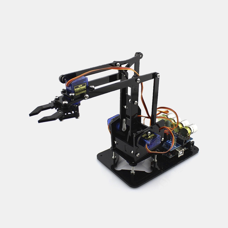 Elecrow DIY 4DOF Acrylic Robot Arm | Robotics | Drop