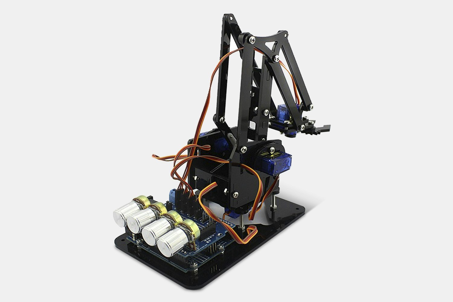 Elecrow DIY 4DOF Acrylic Robot Arm | Robotics | Drop