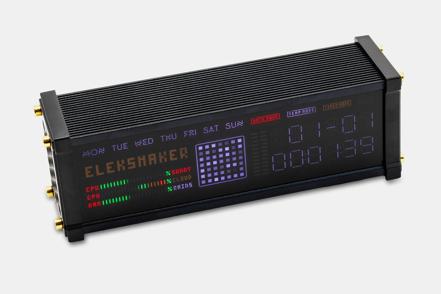 ELEKSMAKER WFD II Smart Clock Reviews | Battlestations | Desk ...