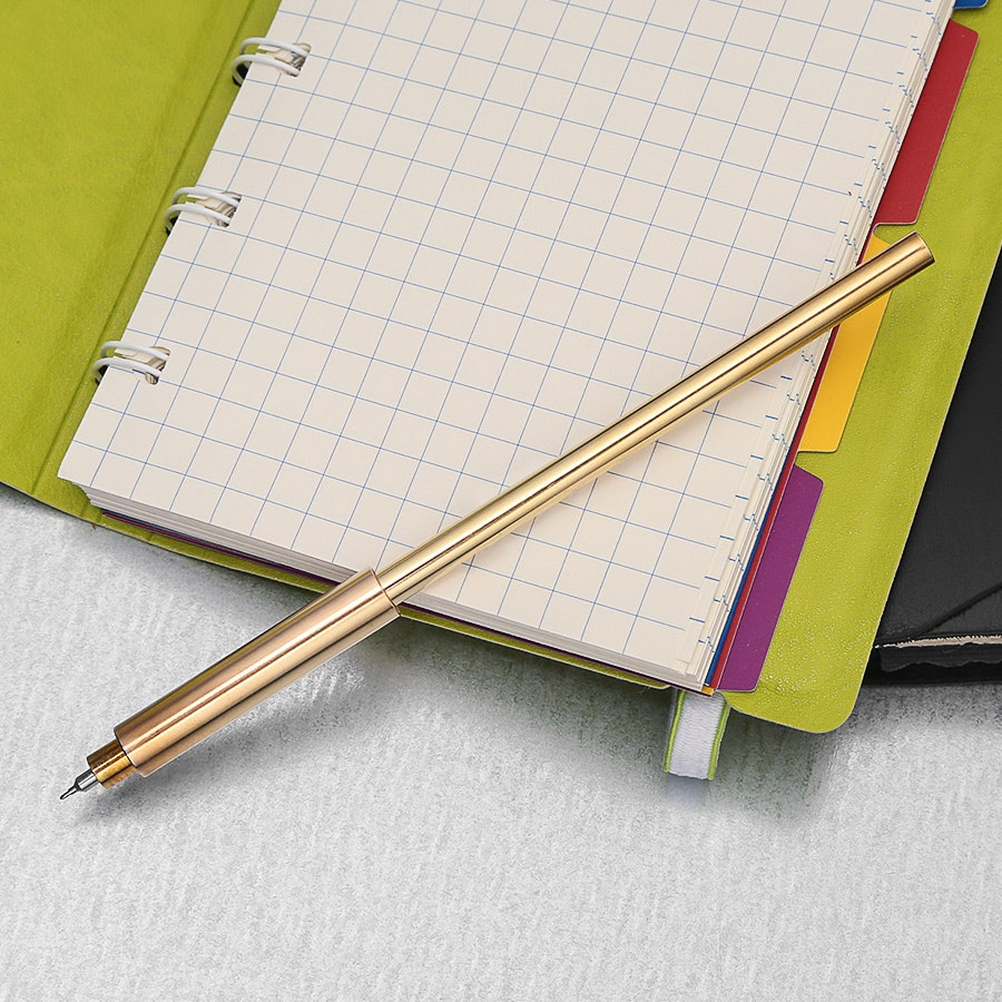 Ensso Pen Uno Brass | Pens | Ballpoints Pens | Drop