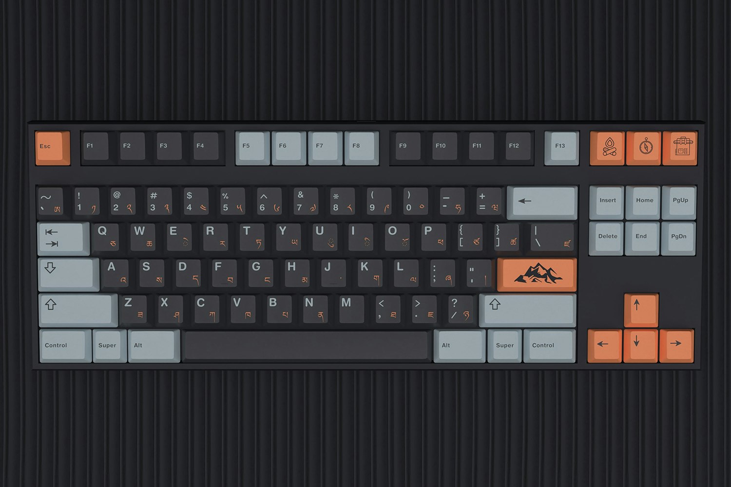 ePBT Flaming Ice Keycap Set | Mechanical Keyboards | Keycaps | PBT ...