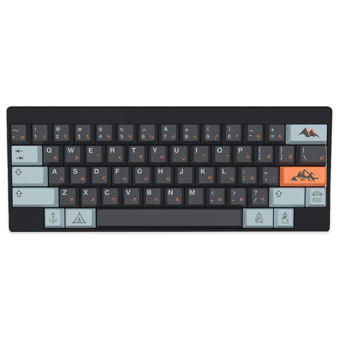 ePBT Flaming Ice Keycap Set | Mechanical Keyboards | Keycaps | PBT ...