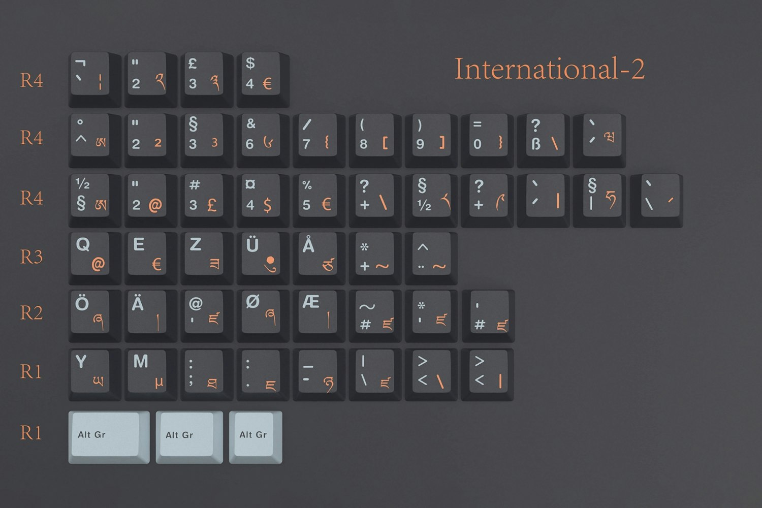 ePBT Flaming Ice Keycap Set | Mechanical Keyboards | Keycaps | PBT ...