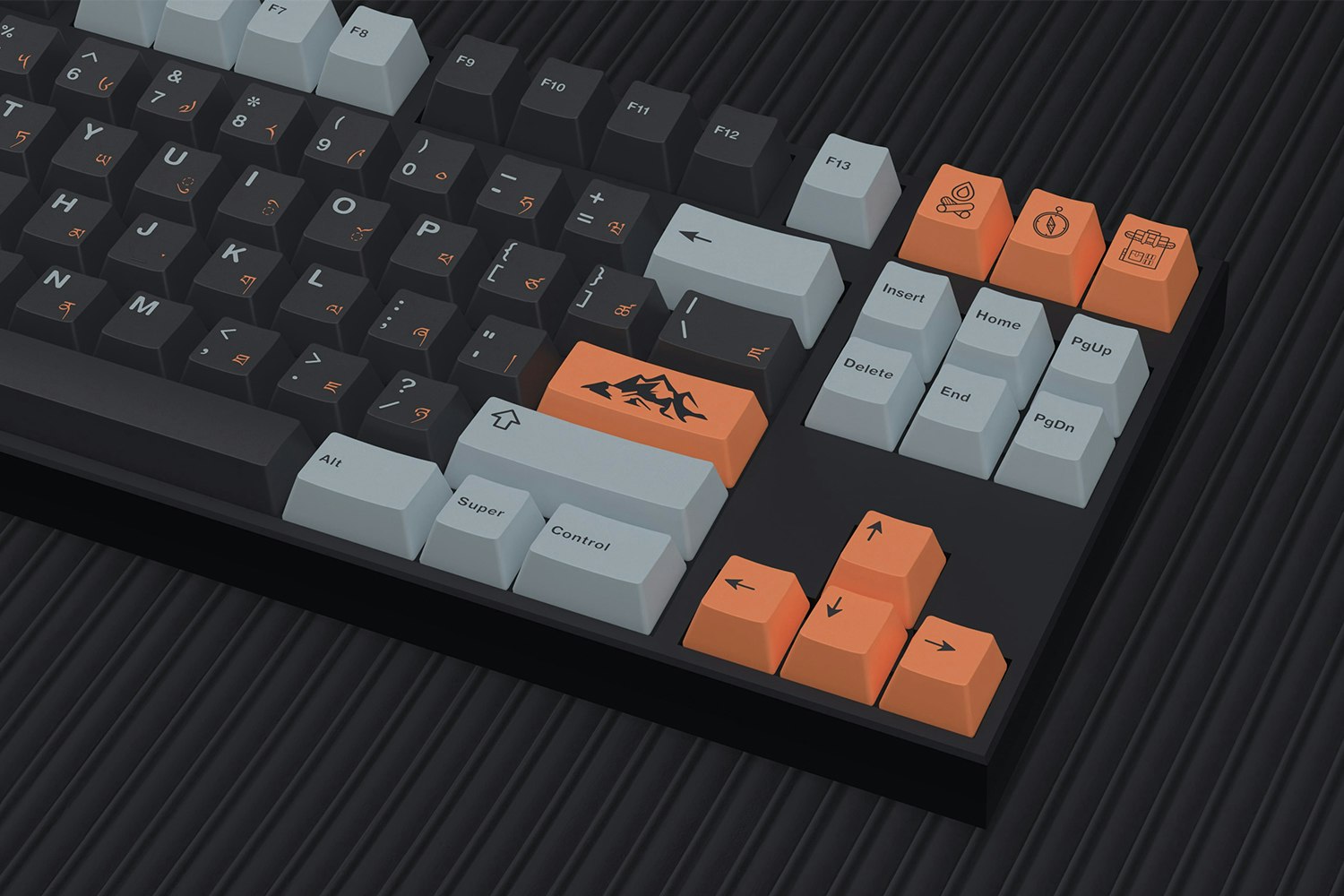 ePBT Flaming Ice Keycap Set | Mechanical Keyboards | Keycaps | PBT ...