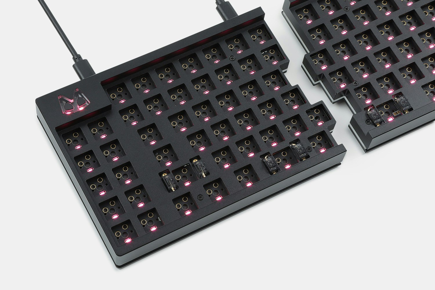 YMDK Split 84 Barebones Keyboard | Mechanical Keyboards | Custom Layout ...