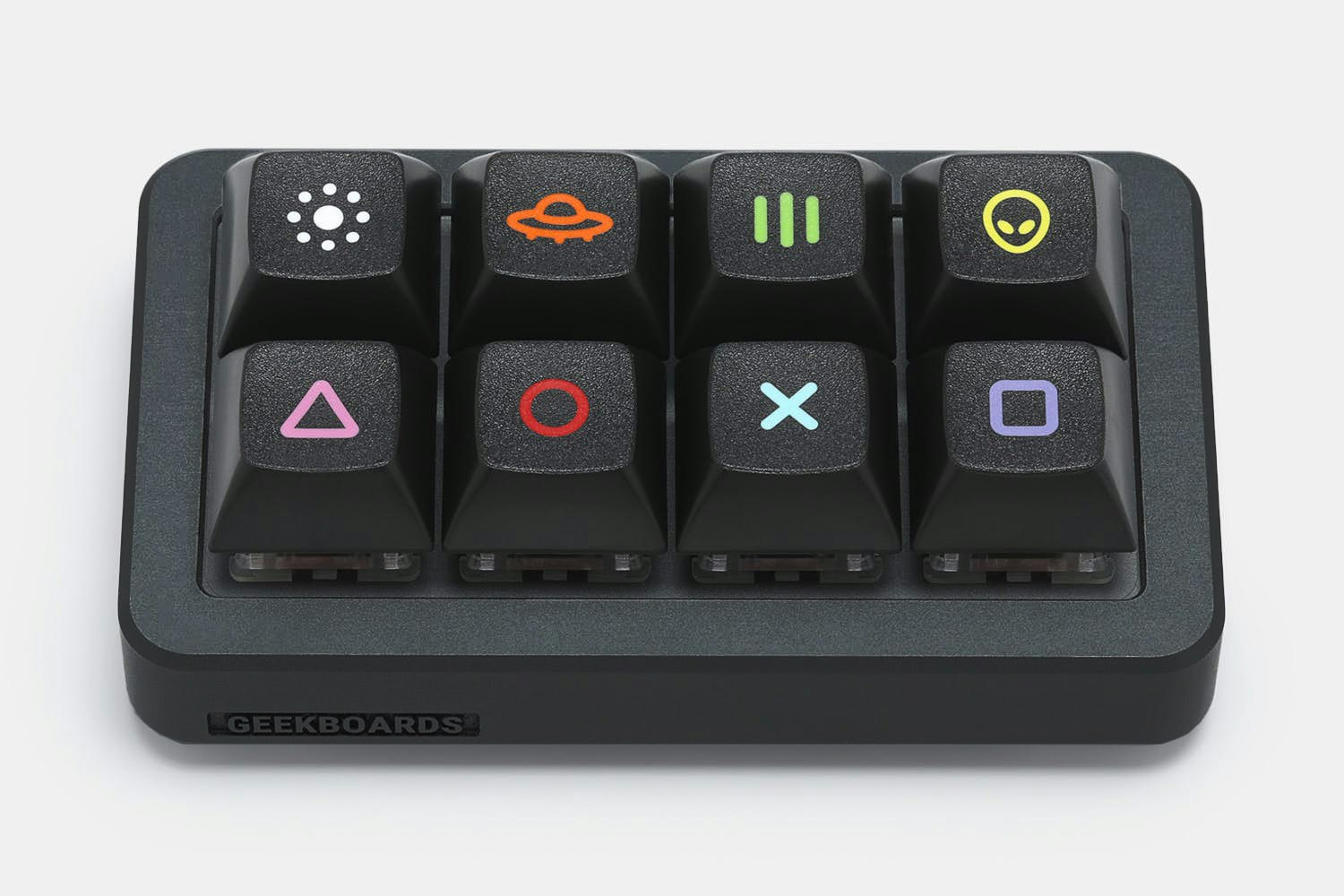 Geekboards RGB Aluminum 8-Key Hot-Swappable Macropad | Mechanical ...