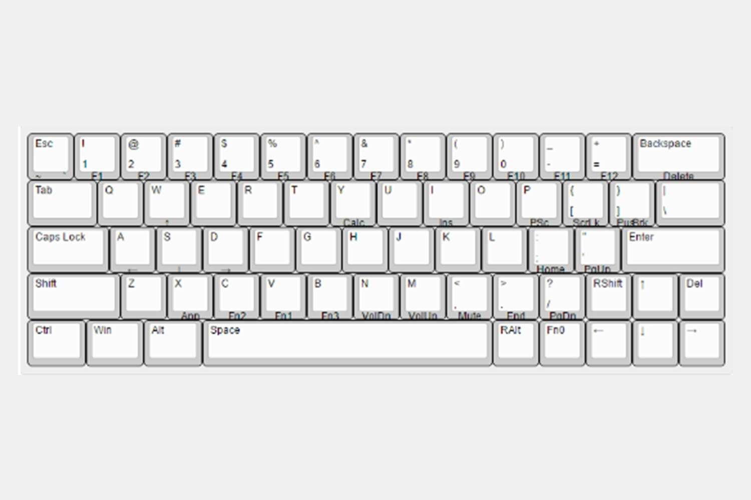 XD60 / XD64 Custom Mechanical Keyboard Kit | Mechanical Keyboards ...
