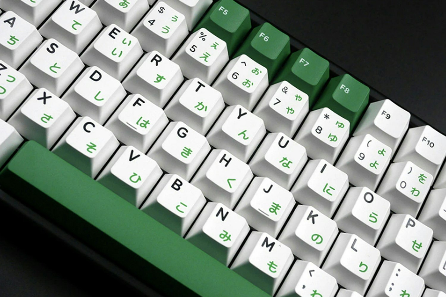 Ghost Judges Black-on-White Hiragana Japanese Keycap Set | Mechanical ...