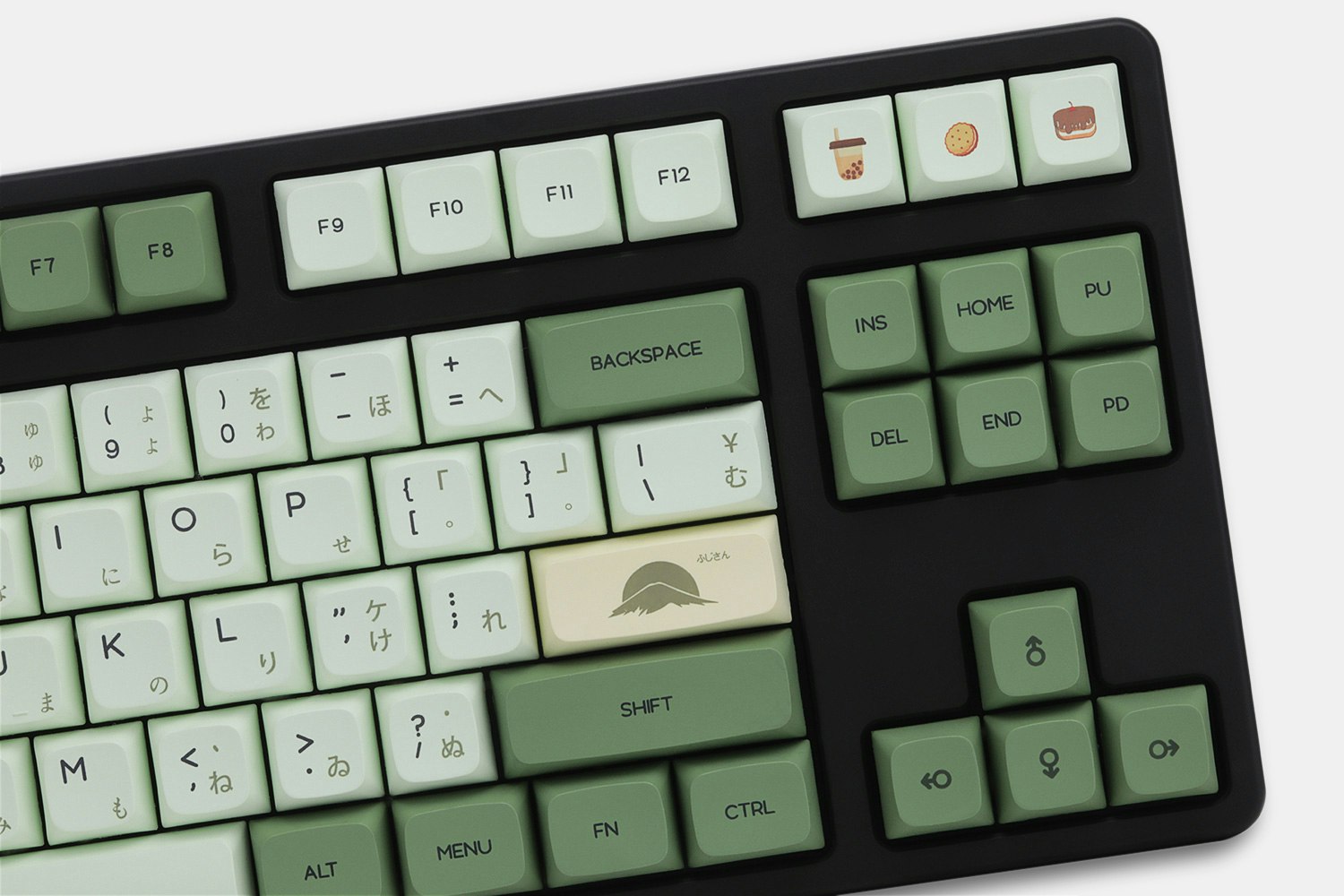 GKs XDA V2 Dye-Subbed PBT Matcha Keycap Set | XDA Profile Keycaps | Drop