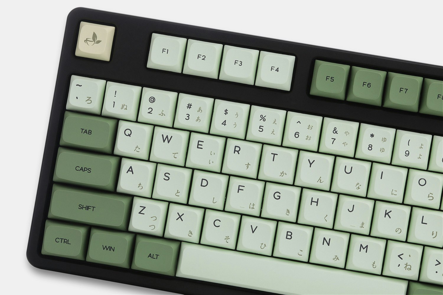 GKs XDA V2 Dye-Subbed PBT Matcha Keycap Set | XDA Profile Keycaps | Drop