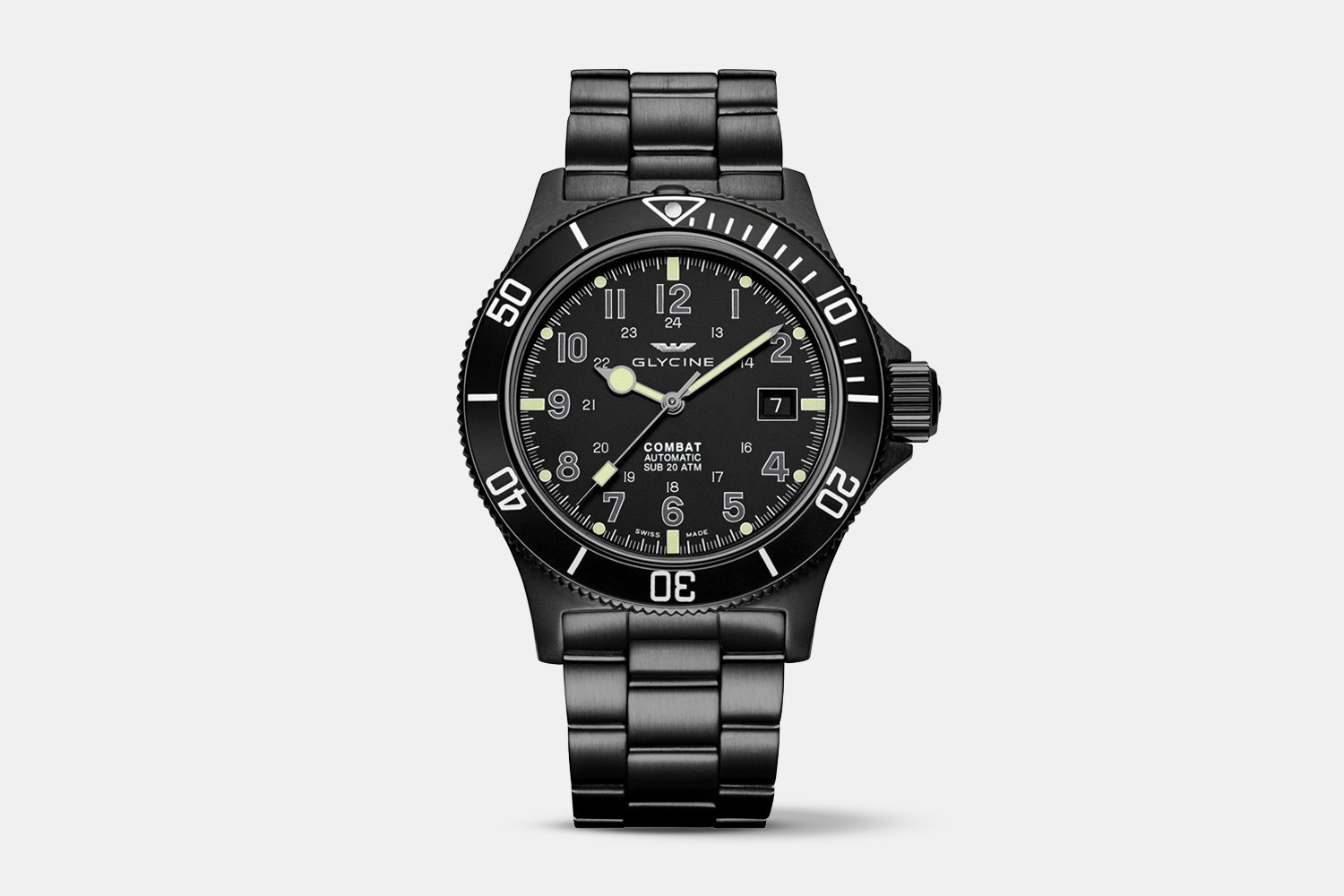 Glycine Combat Sub Automatic Watch | Watches | Dive Watches | Drop