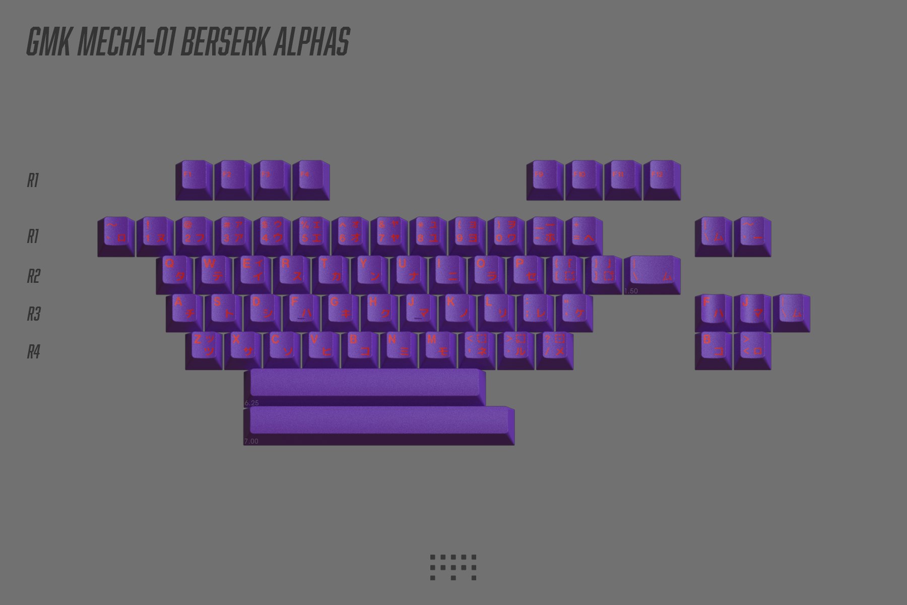 Drop + FU11.META1 GMK Mecha-01 R2 Keycap Set | Mechanical Keyboards ...