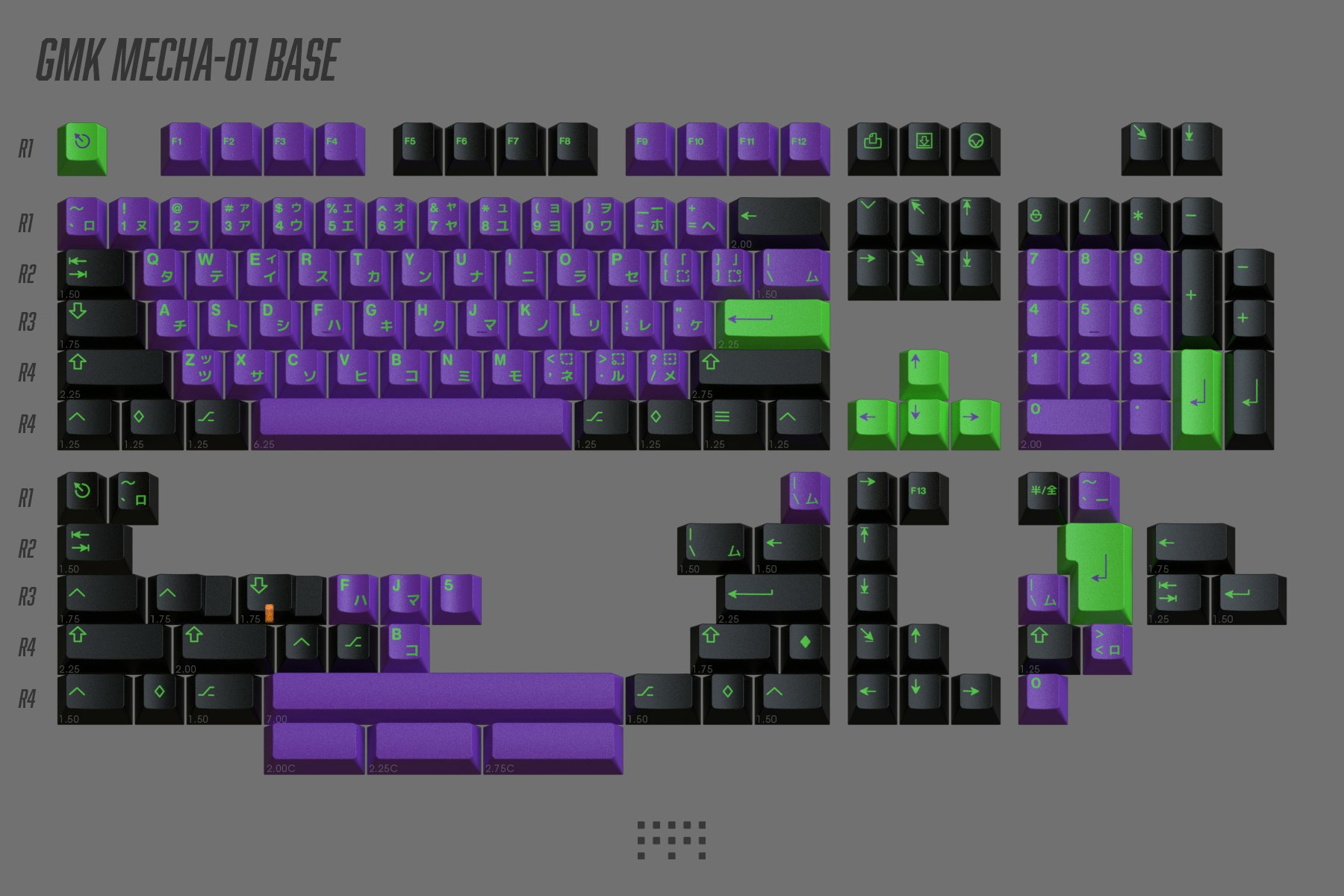 Drop + FU11.META1 GMK Mecha-01 R2 Keycap Set - Base Kit | Mechanical ...