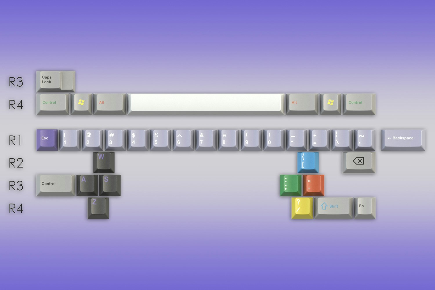 GMK SNES Keycap Set | Mechanical Keyboards | Keycaps | Custom Keycaps ...