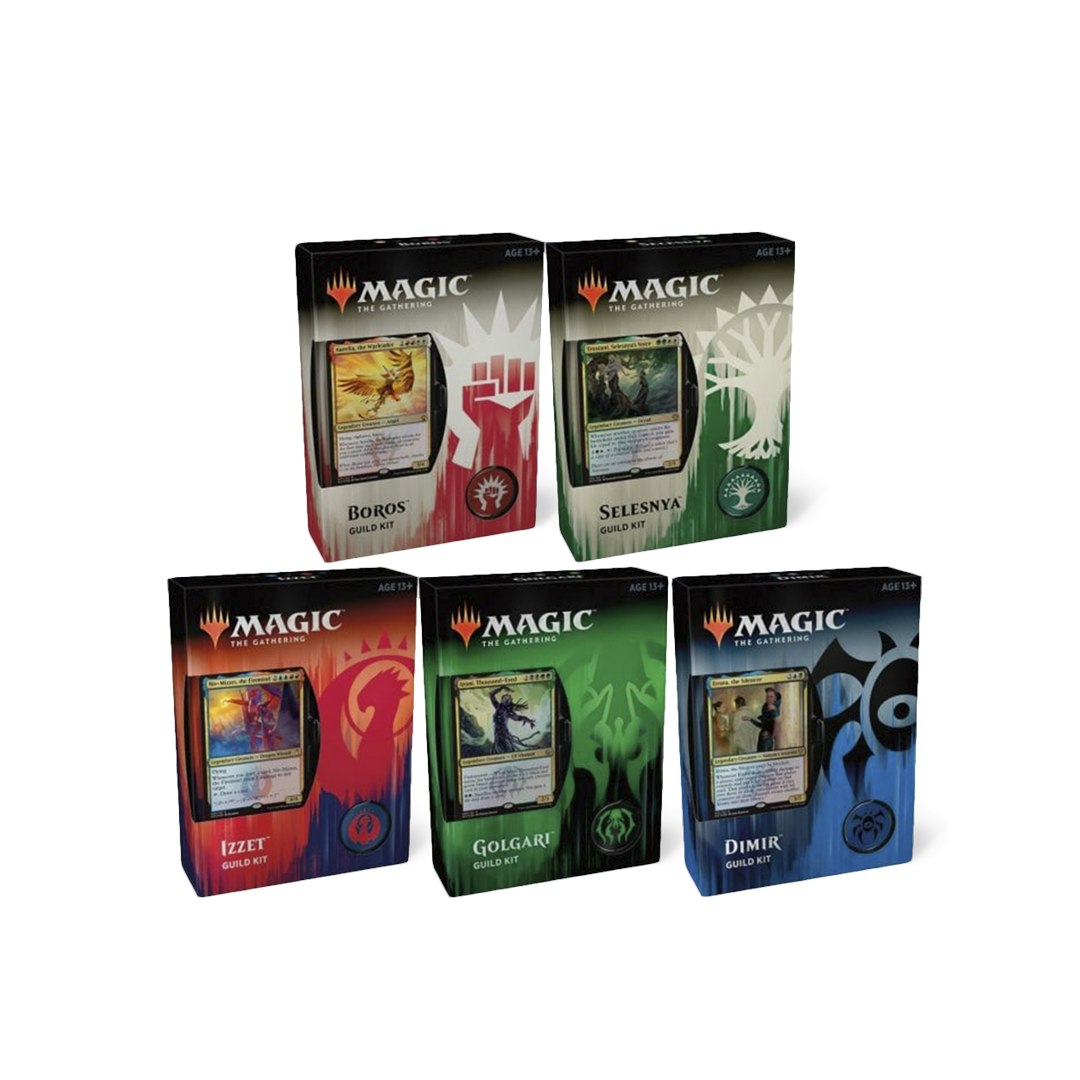 Guilds of Ravnica Guild Kit (Set of 5) | MTG | MTG Packs | Drop