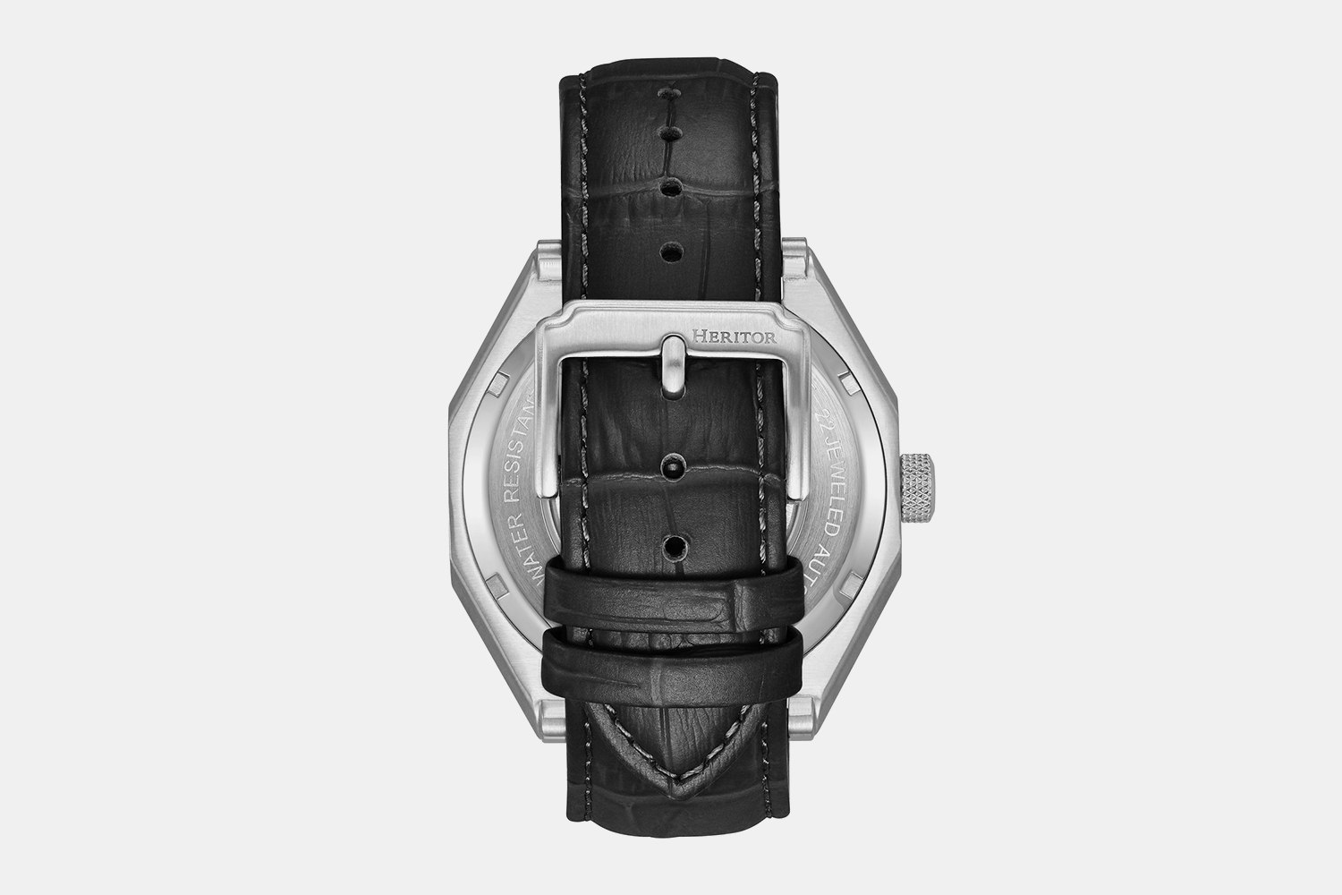 Heritor Antoni Leather-Band Automatic Watch w/ 24-Hour Hand | More ...