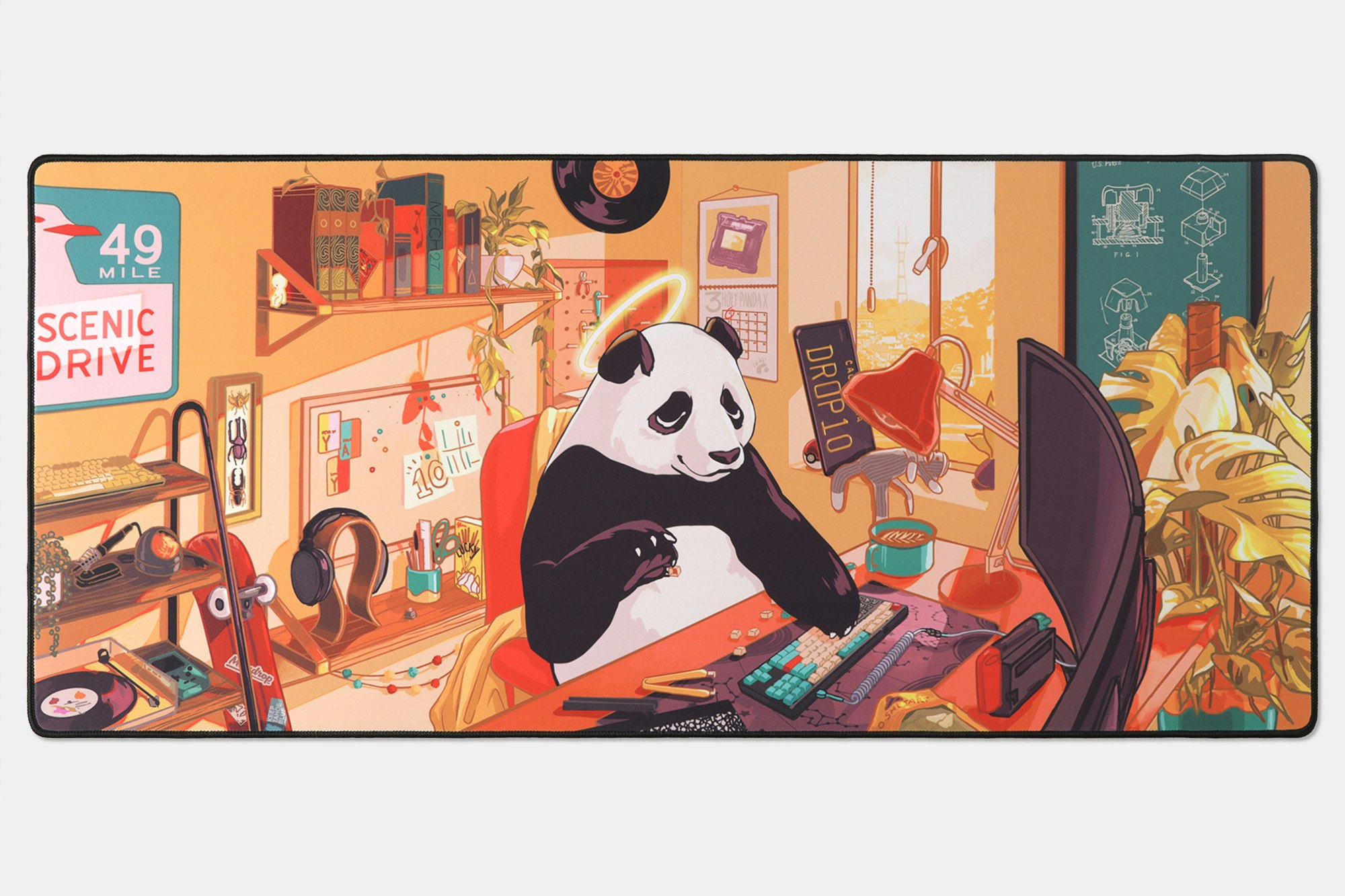 Drop Holy Panda X Desk Mat | Battlestations | Desk Mats | Themed Desk Mats