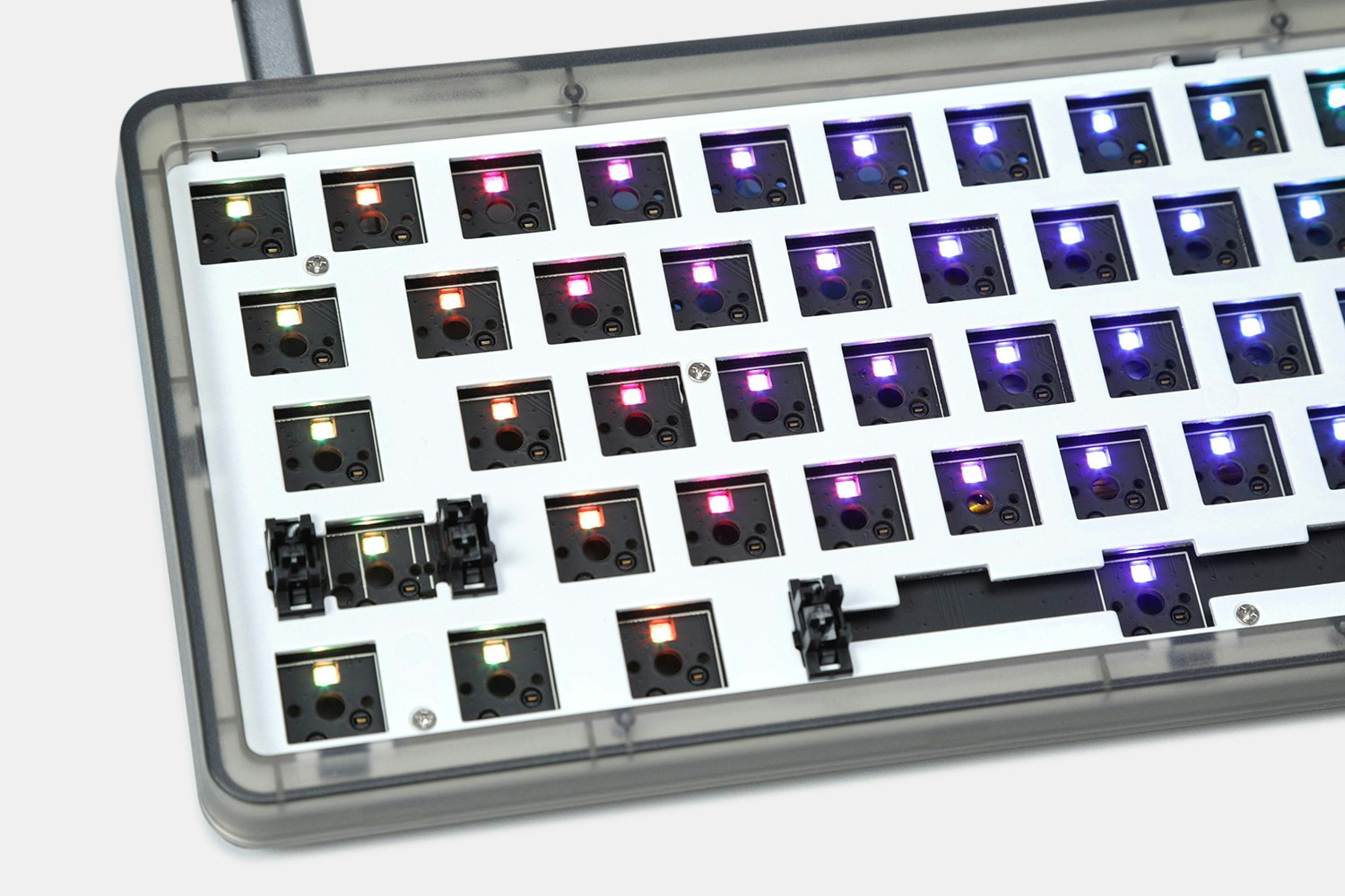 HOMOO KF068 3 Mode Mechanical Keyboard Kit - Black | Mechanical ...