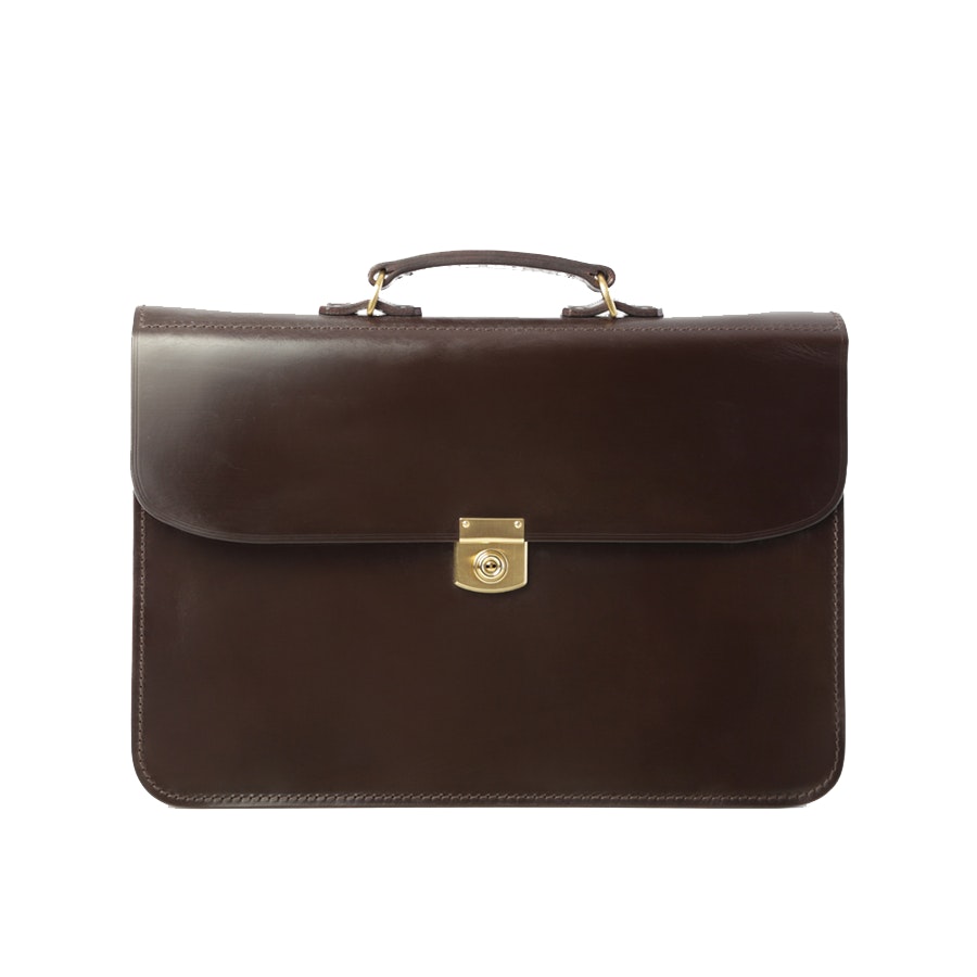 Hrothgar Stibbon Salisbury Leather Briefcase | Backpacks | Large ...