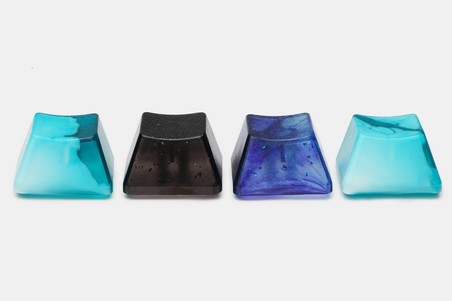 Idea23 Marbled Resin Topre Artisan Keycaps (4-Pack) | Mechanical ...