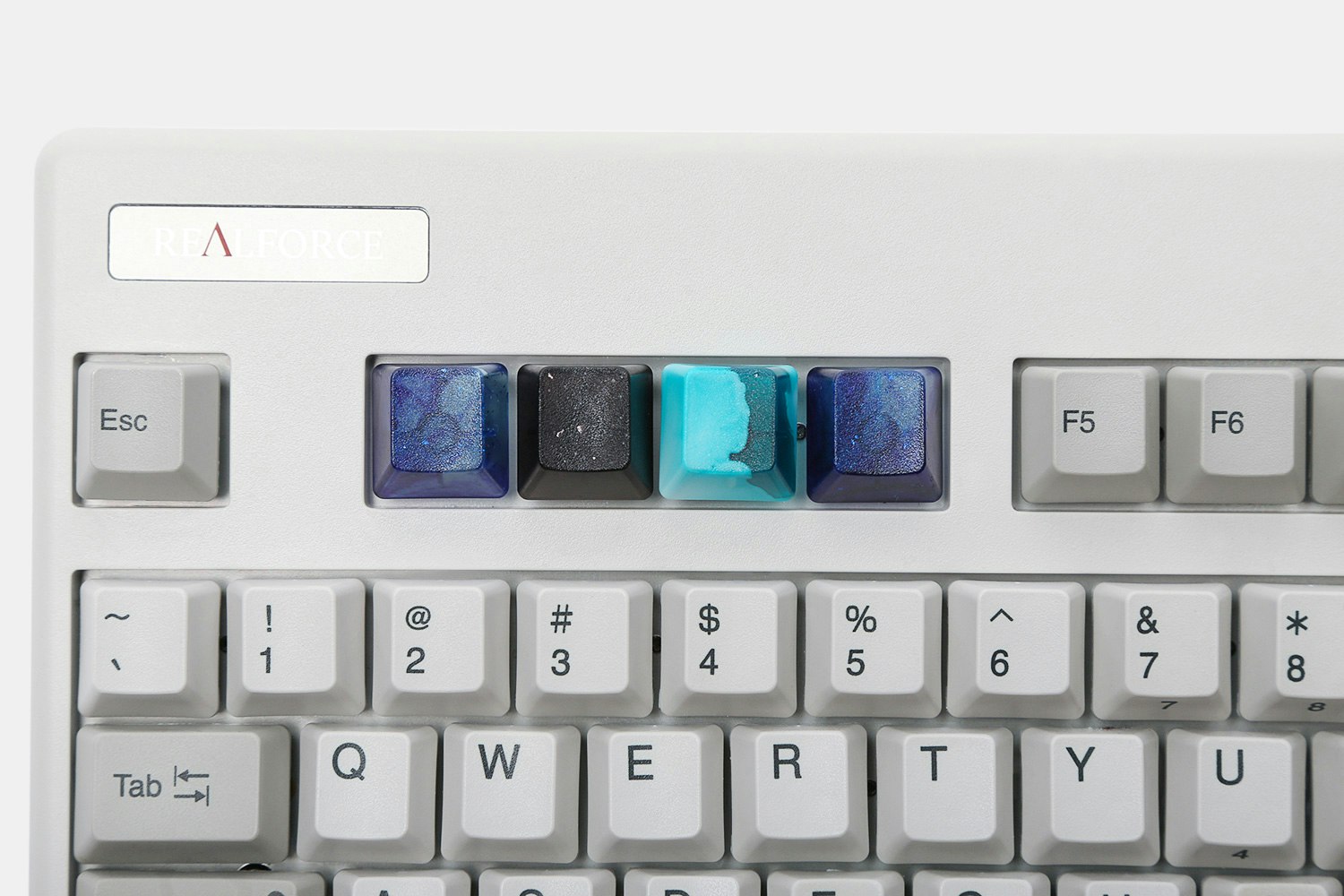 Idea23 Marbled Resin Topre Artisan Keycaps (4-Pack) | Mechanical ...