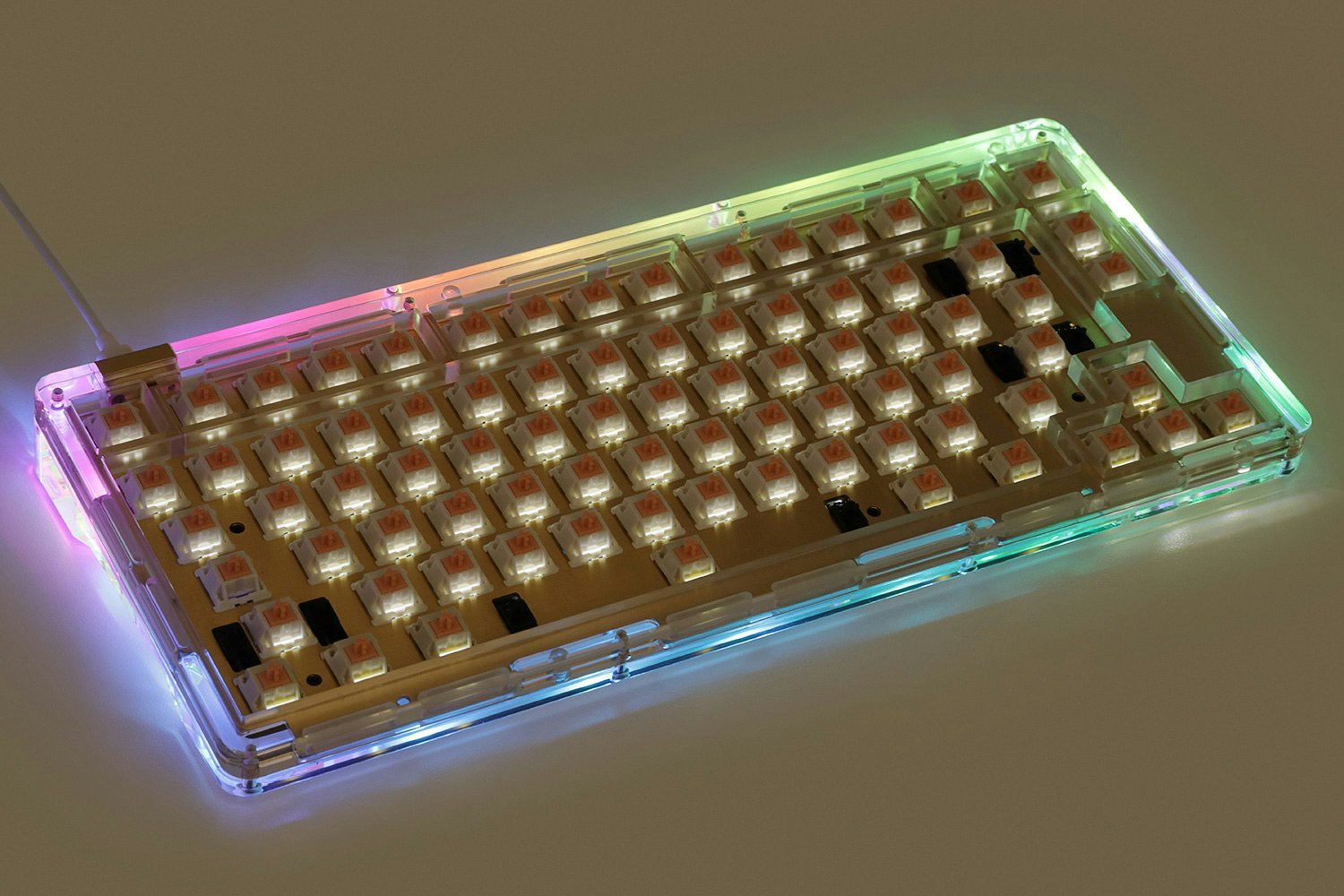 IDOBAO ID80 Crystal Gasket Keyboard Kit | 75% Custom Layout Mechanical ...