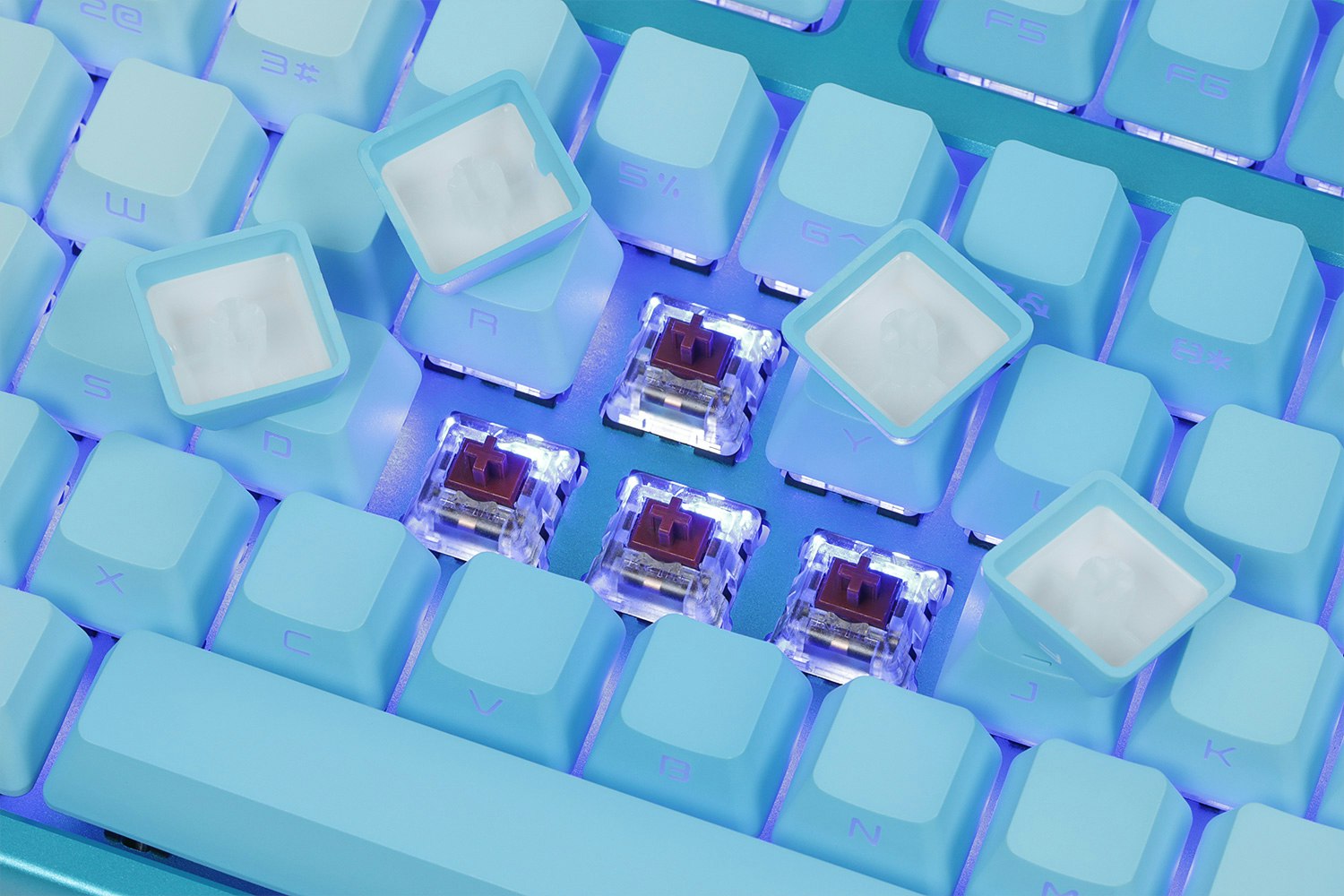 IDOBAO Gradient Shine-Through PBT Keycap Set | Mechanical Keyboards ...