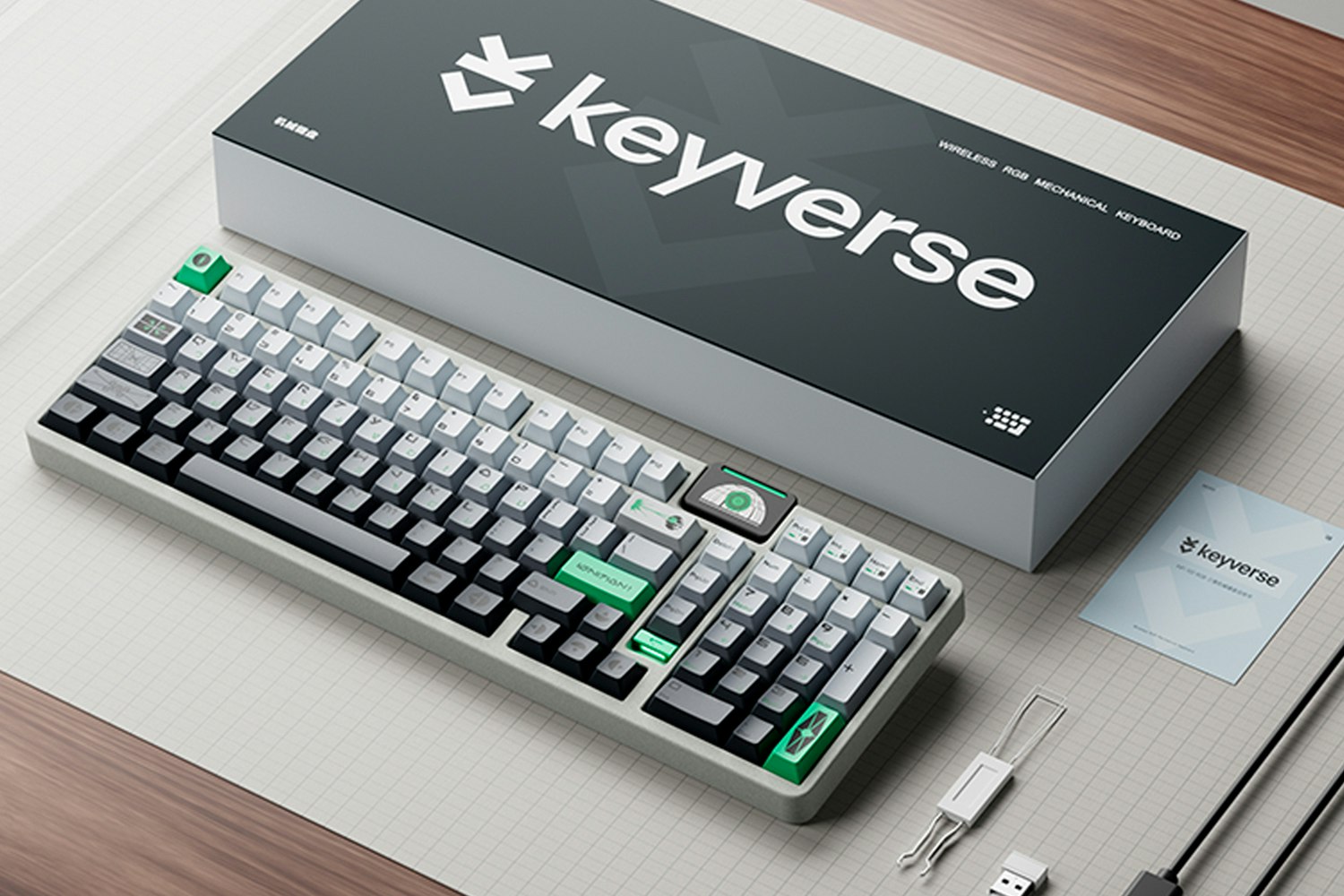 INFIVERSE INFI100 Triple-Mode Hot-Swappable Mechanical Keyboard ...